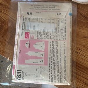 Simplicity | Dresses | 968 Simplicity 7631 Dress Pattern | Poshmark